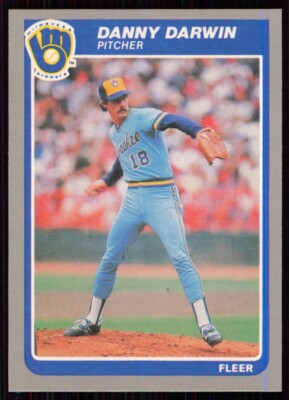 1985 Fleer Update Danny Darwin Milwaukee Brewers #U-32 | eBay