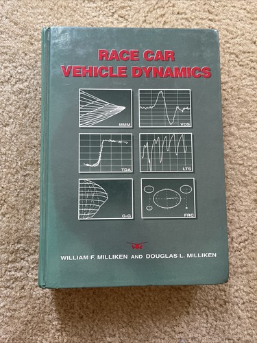 Race Car Vehicle Dynamics Hardcover William F., Milliken, Douglas 9781560915263 | eBay