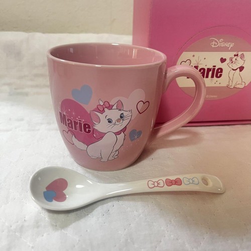 Disney Marie Mug & Teaspoon set With box The Aristocats Anime Character ...