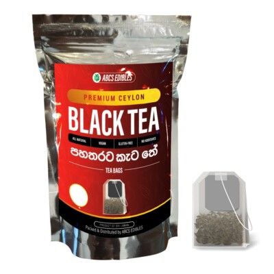 Envelope strong Black Tea Bags Pure Ceylon Organic premium quality | eBay