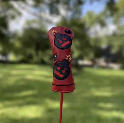 Golf Club Driver Fairway Wood Hybrid Putter Head Cover Bomb Cartoon ...