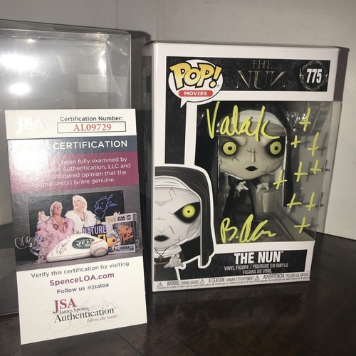THE NUN, Bonnie Aarons Autographed FUNKO POP #775! VALAK! THE CONJURING ...