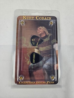 Nirvana Kurt Cobain Collectible Guitar Pick Set of two Neca 2006 | eBay