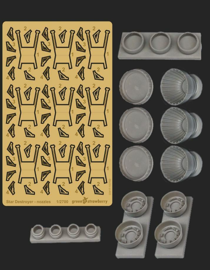 Green Strawberry1/2700 Star Wars Star Destroyer Engine Bells Detail Set ...