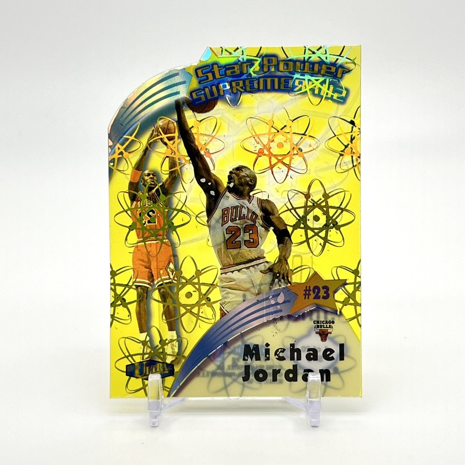 Michael Jordan 1997-98 Fleer Ultra #1 Star Power Supreme SSP Acetate ...