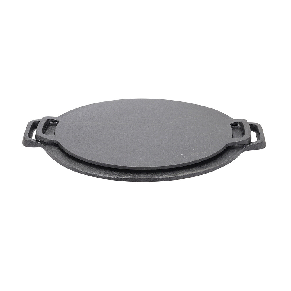 Cast Iron Nonstick Tawa Pan Concave Flat Roti/Chapati Crepe Plates Dual ...