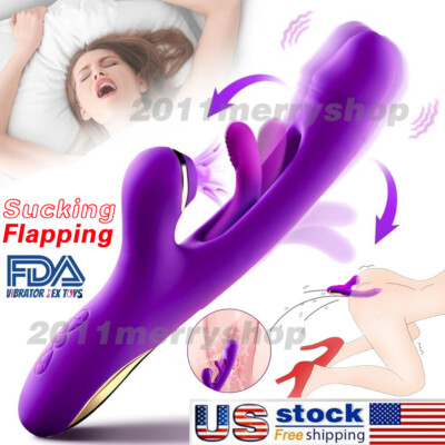 G-Spot Rabbit Vibrator Dildo Massager Sex Toys For Women Rechargeable Multispeed | eBay