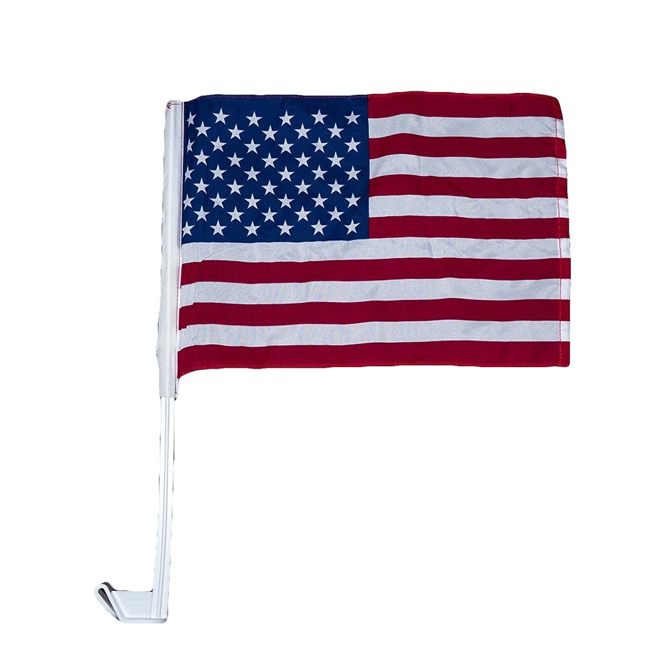 12 Pack 12x16 USA American U.S.A. Car Window Clip on Vehicle 17inch ...