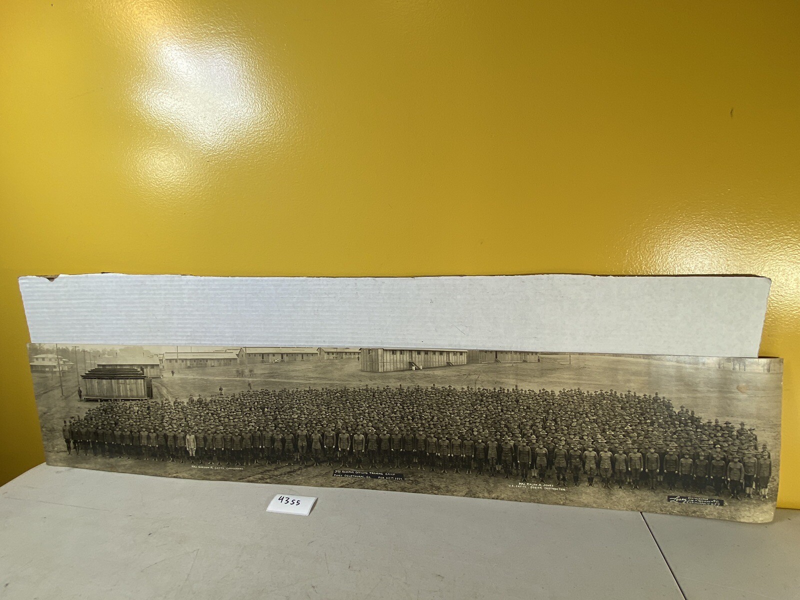 WW1 Military Panoramic Photo 1917 3rd Reserve Officers Fort Oglethorpe ...