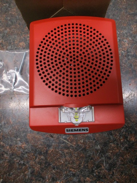 Siemens SLSPSWR-F Wall Mount Fire Speaker LED Strobe S54329-F43-A2 for ...