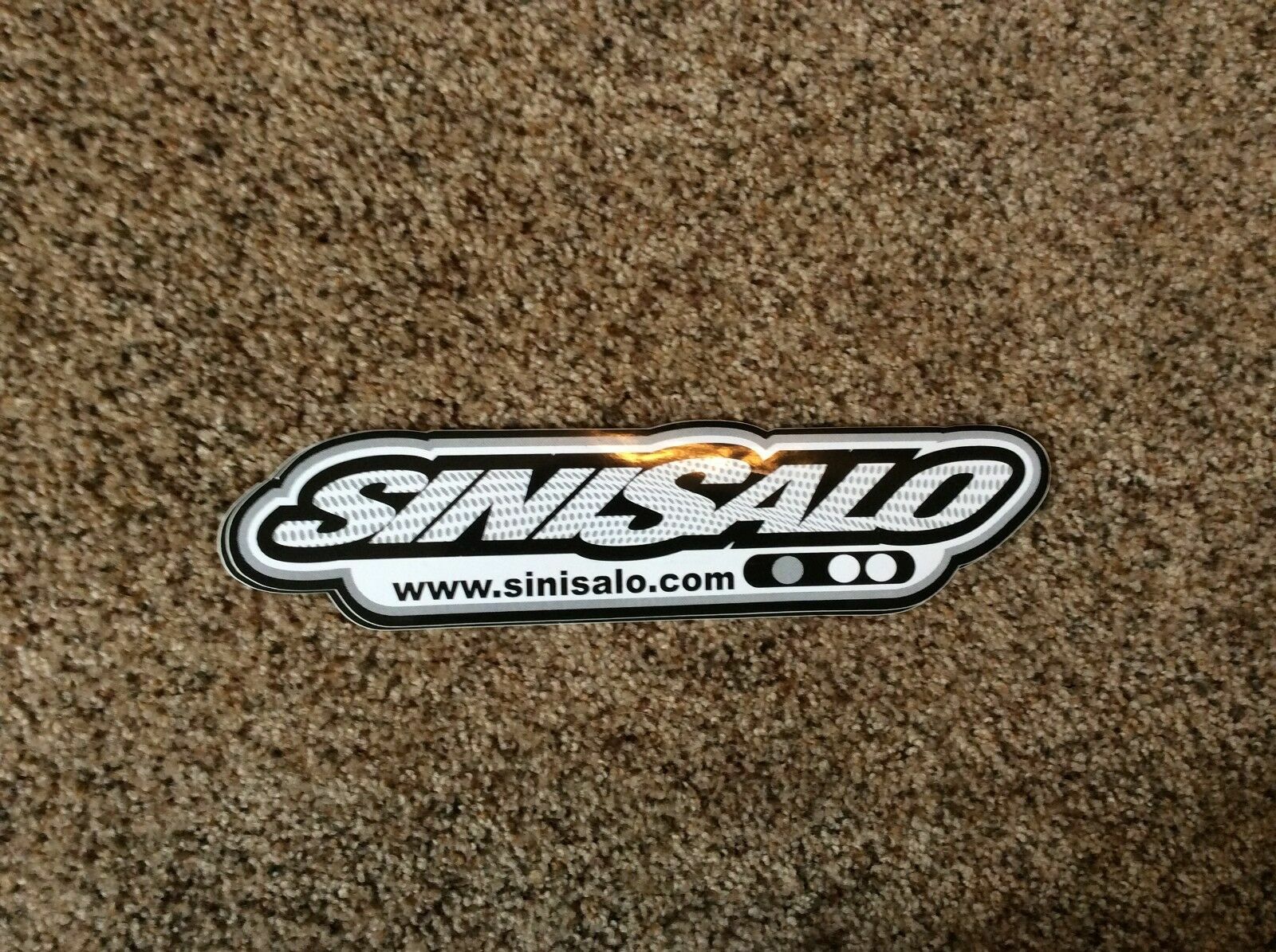 Sinsalo Racewear Riding Gear Gray Sticker Decal Emblem ATV, Dirtbike ...