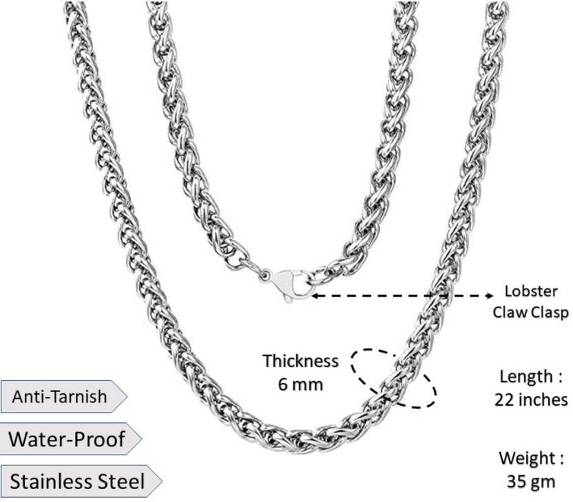 Men's unique Braided rope chain - gothic funky neck piece - thick ...