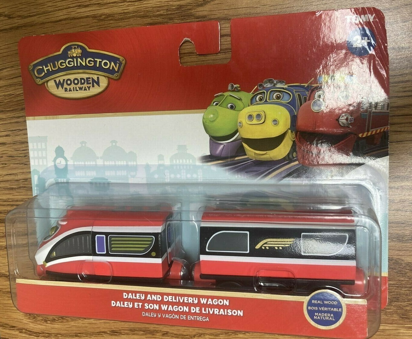 Chuggington+Wooden+Railway+Daley+and+Delivery+Wagon+TOMY for sale ...