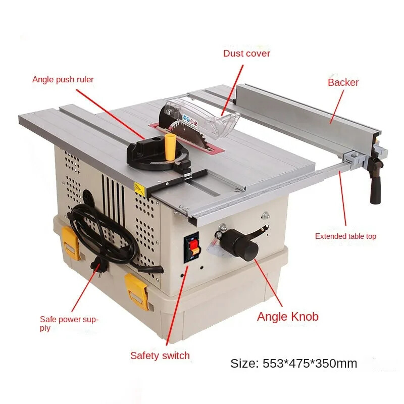 Multifunctional Electric Saw Miter-cutting Woodworking Push Table Saws ...