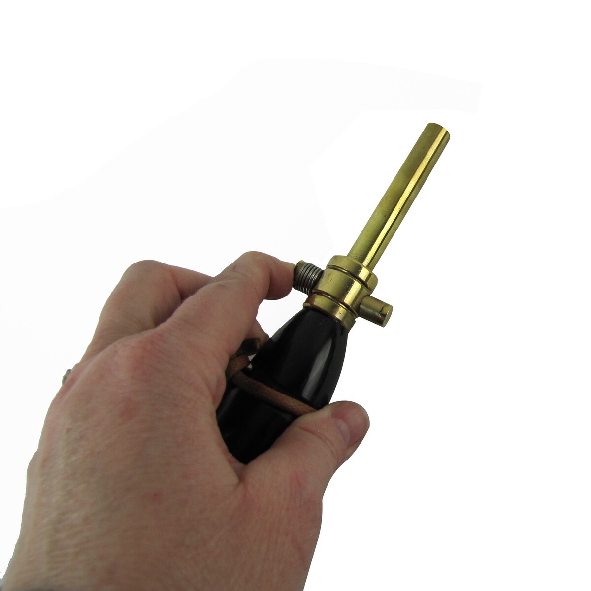 Traditional Brass Spout Genuine Buffalo Gun Powder Horn Vintage ...