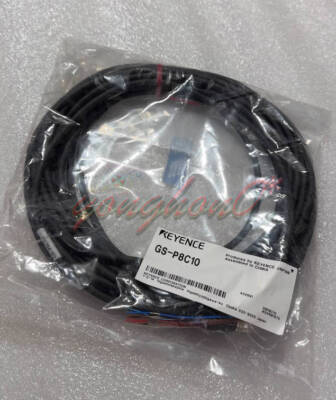 1PC New Keyence GS-P8C10 CABLE STANDARD M12 10M | eBay