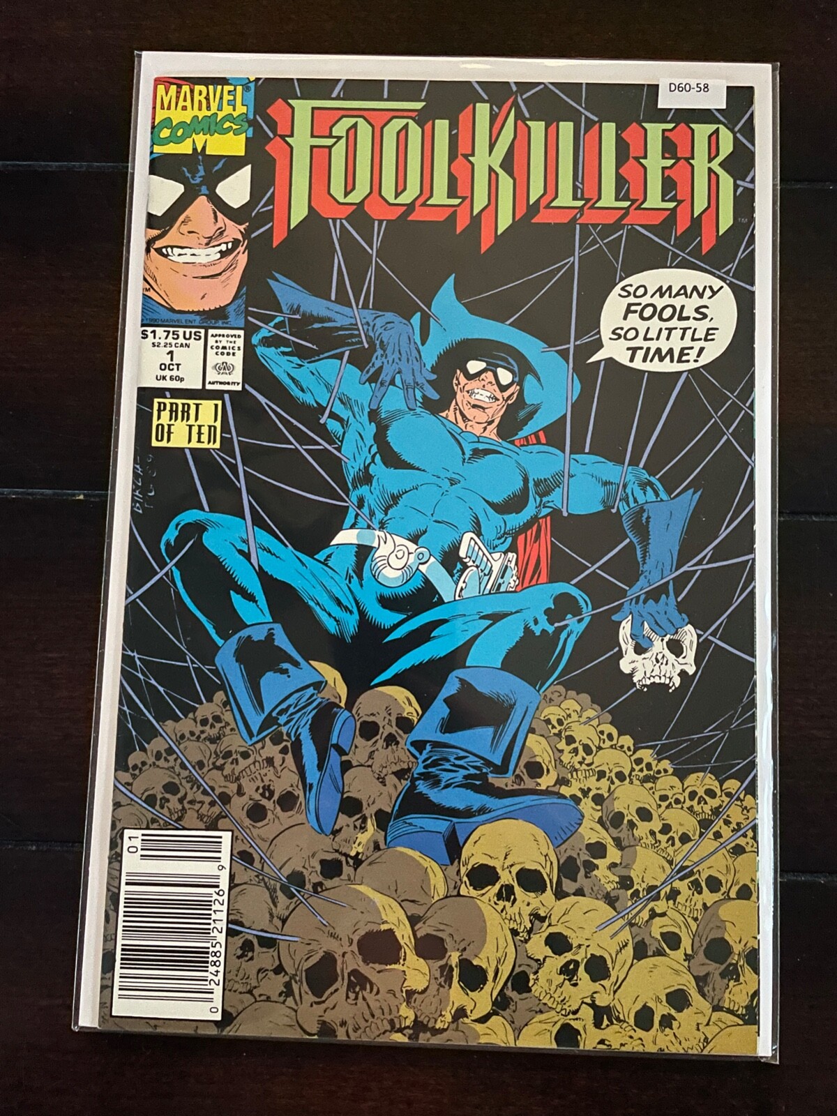 Fool Killer 1 Newsstand High Grade 9.0 Marvel Comic Book D60-58 | eBay