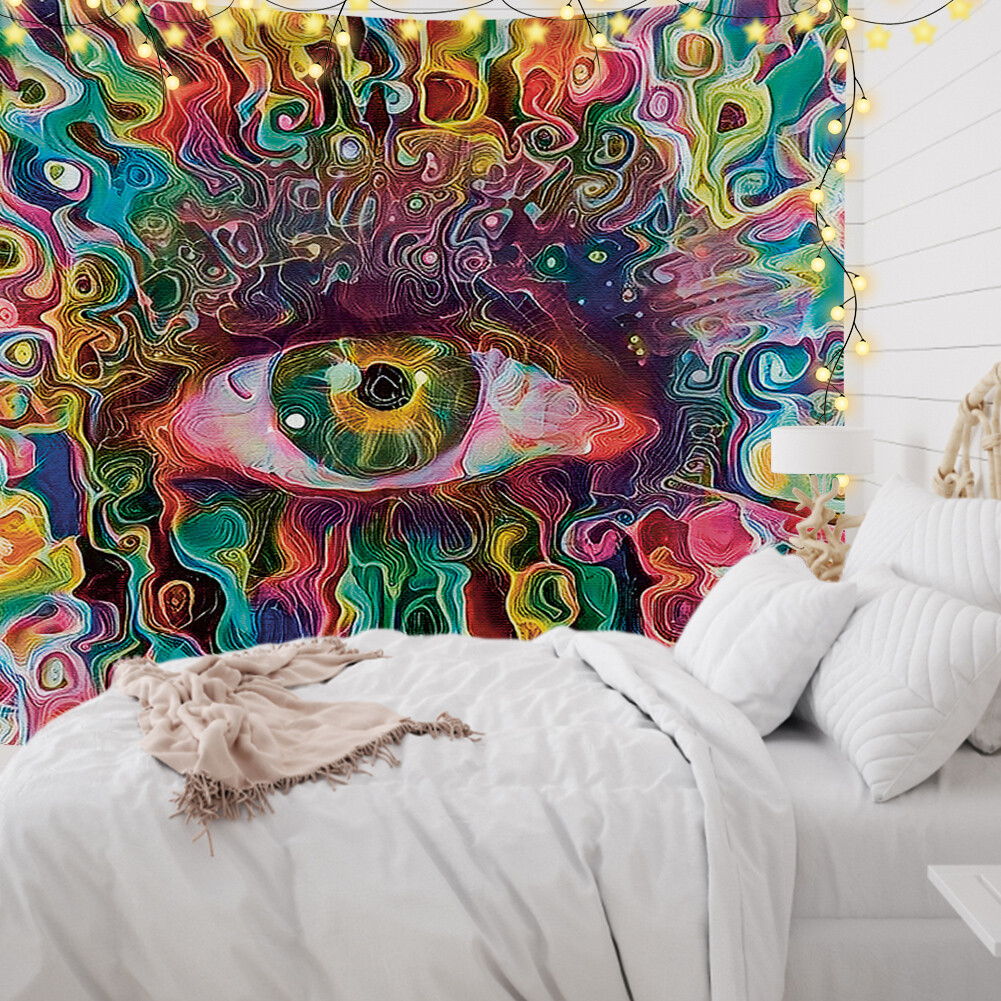 Eye Tapestry Wall Hanging Rugs Home Decorative Carpet for Bedroom ...