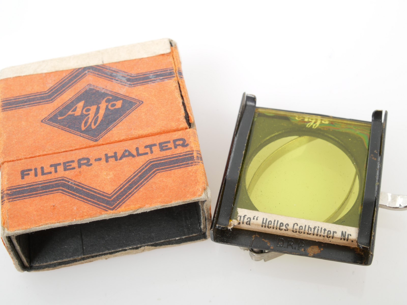Agfa Historischer gelbfilter Aufsteck Filter A 29 - 22mm slip on yellow ...
