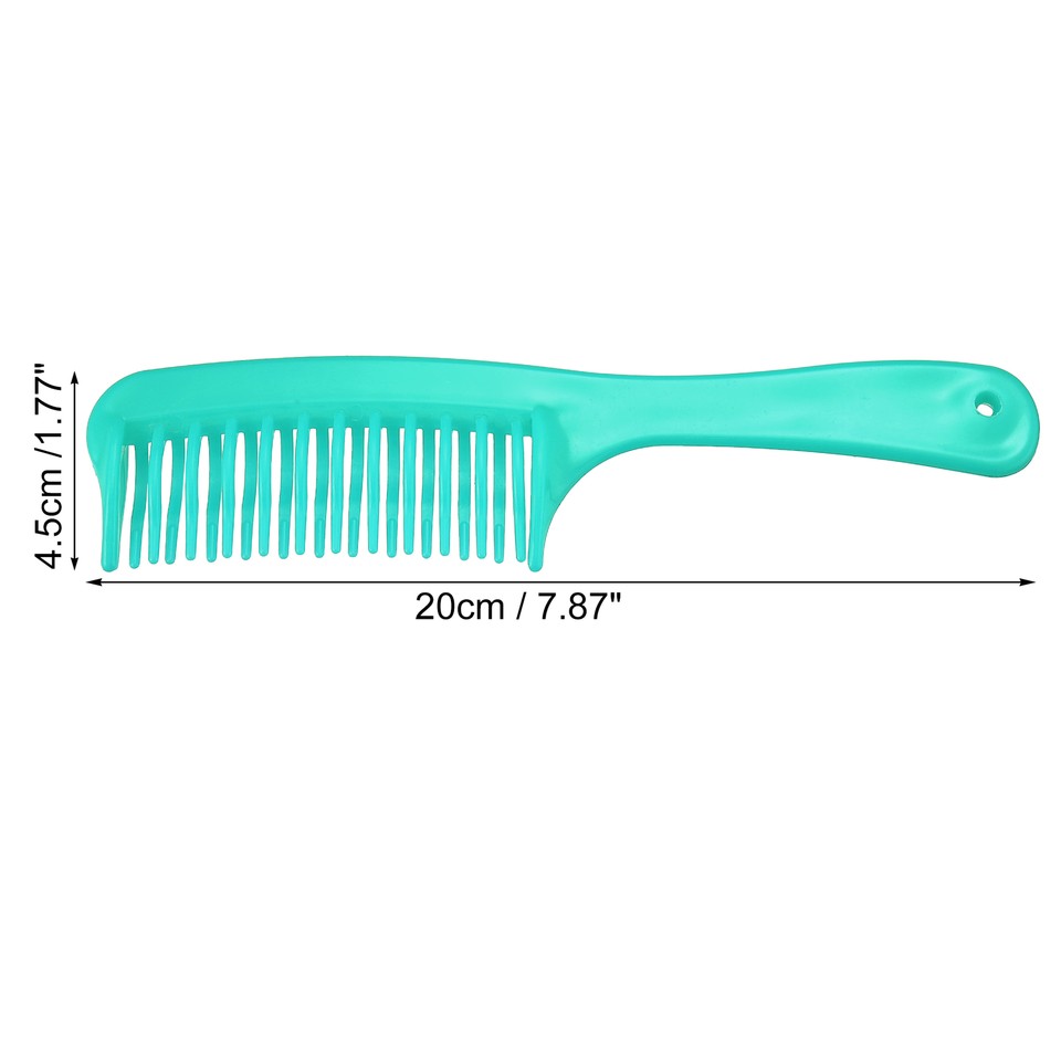 1Pcs Plastic Detangling Hair Comb Double Row Tooth Hair Comb 7.87"x1.77 ...