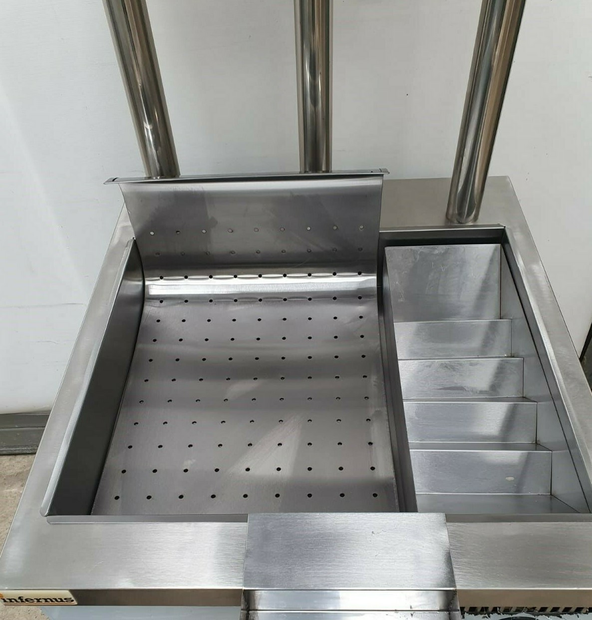 CANMAC Chip Scuttle Chip Dump Commercial Freestanding Electric Chips ...