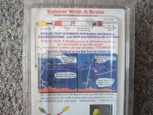 Bobber With a Brain SR 3 Pack Slip Float Crappie Trout Catfish Waleye ...