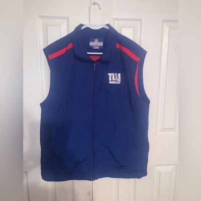 Vintage Mens Medium NY Giants Zip Up Vest NFL Team Apparel Reebok | eBay