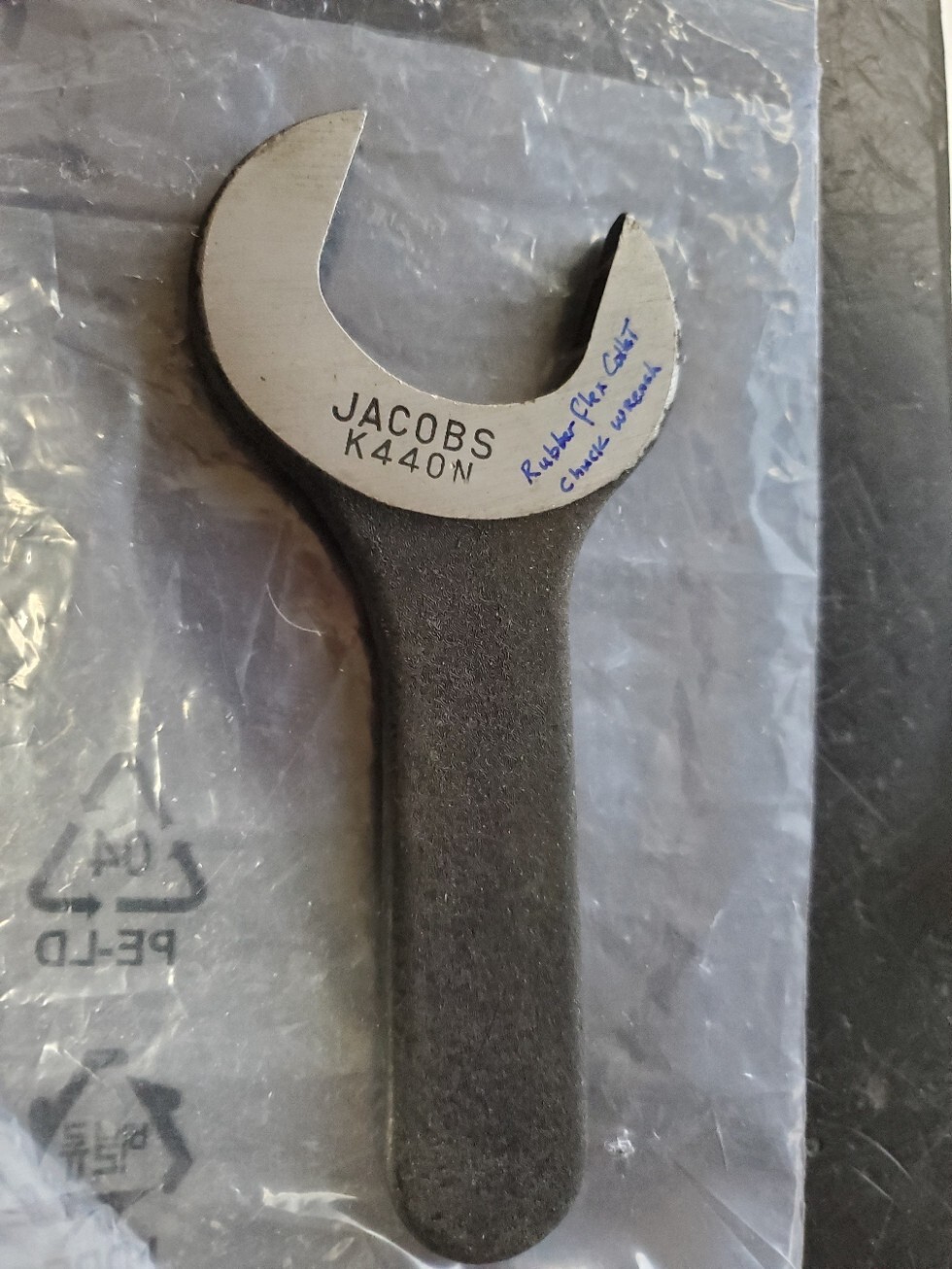 Vintage Jacobs K440N 1-5/16'' Rubberflex Collet Chuck wrench w ...