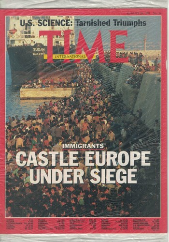 TIME Magazine 26 Août 1991 Immigrants Europe Sous Siège Albanie Scellé ...