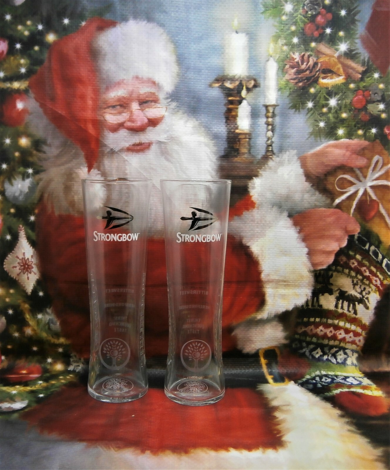 STRONGBOW CIDER PINT GLASSES - X 2 | eBay