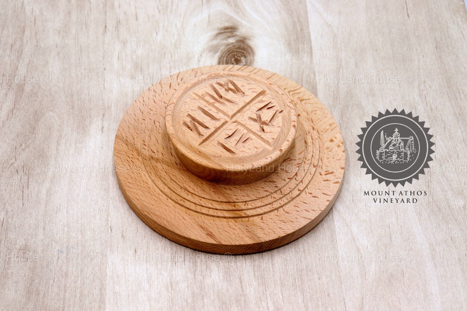 Bread Stamp Prosphora Orthodox Wood Liturgy Traditional Greek Seal ...