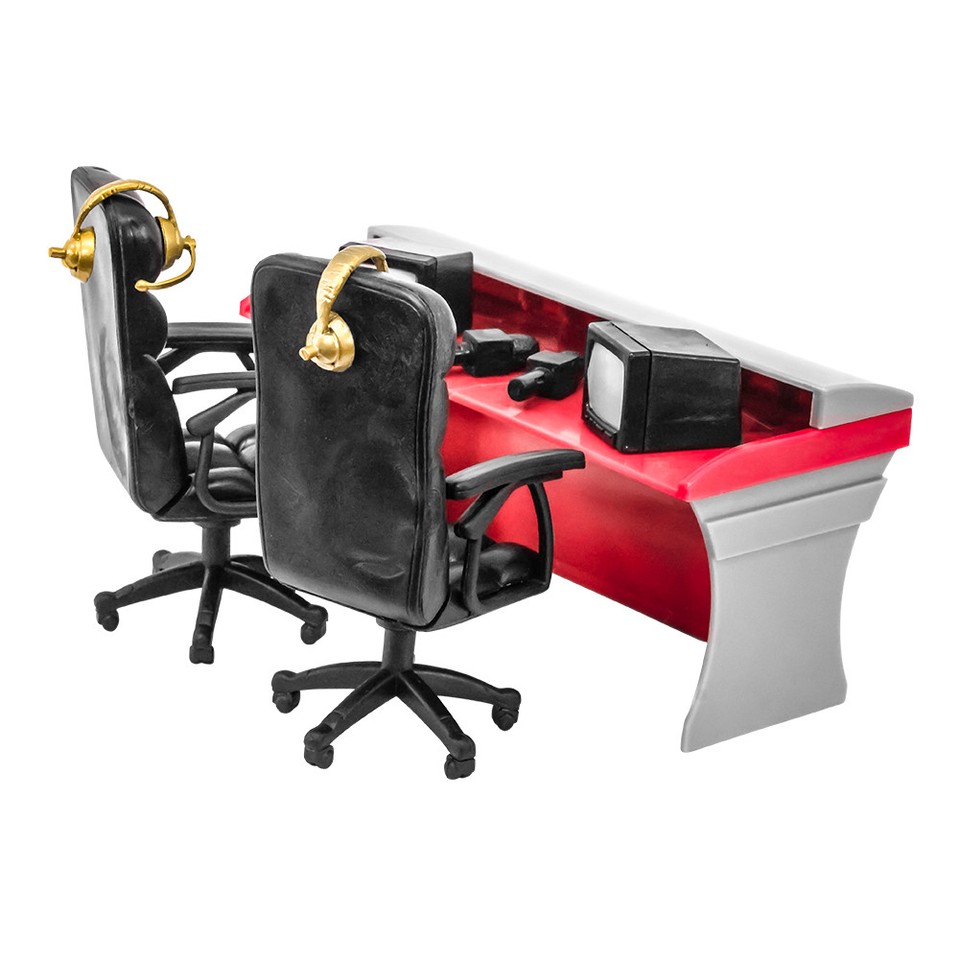 ULTIMATE Red Commentator Table Playset for WWE & AEW Action Figures | eBay