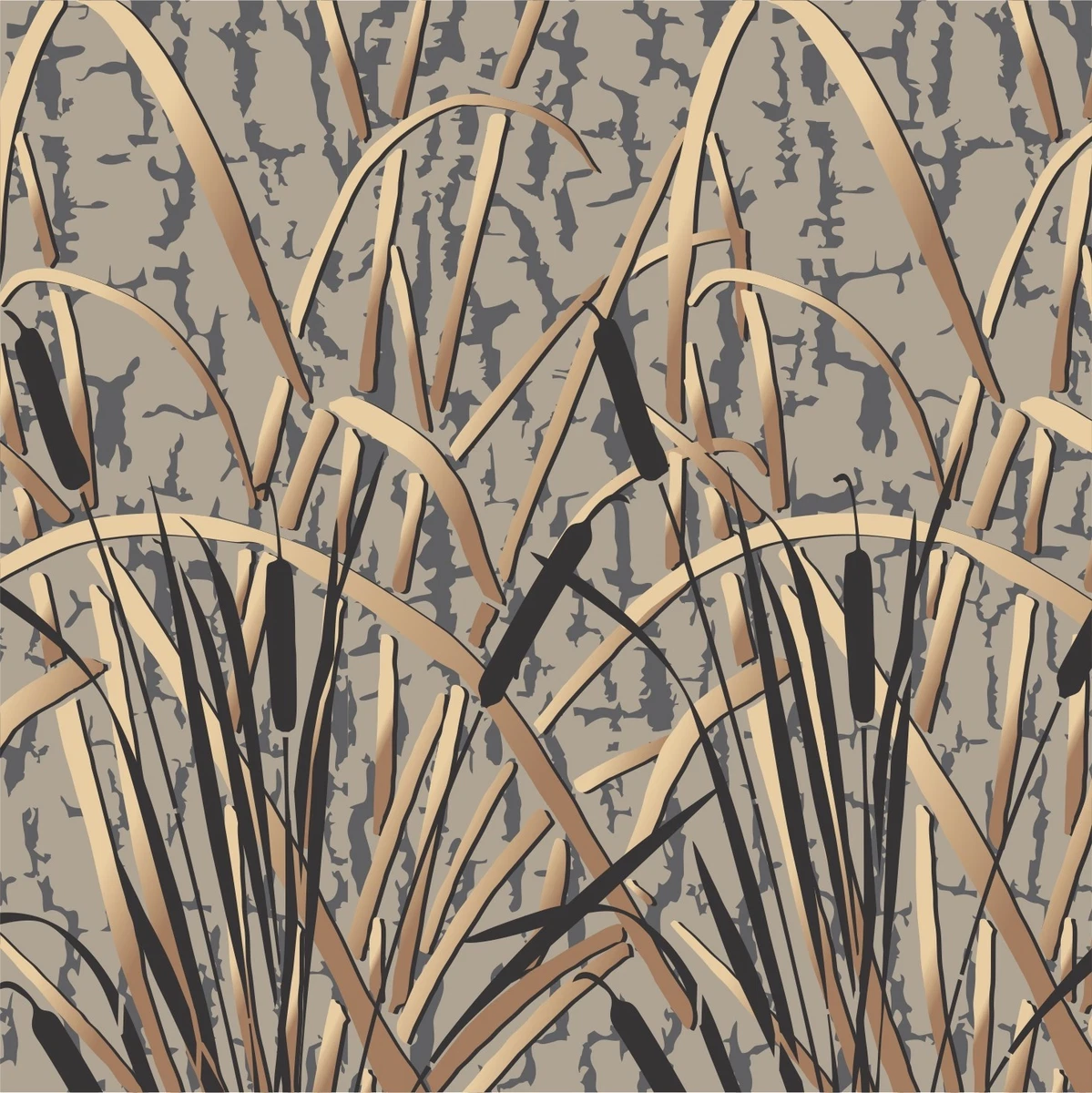 Shadow Grass Stencil