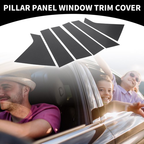 6pcs Car Pillar Window Trim Cover for Chevrolet Impala 14-20 Black ...