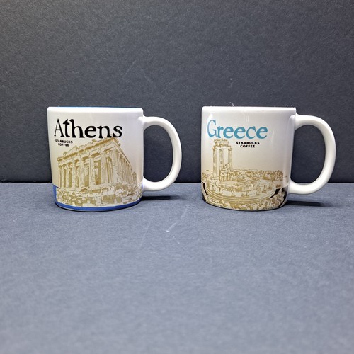 Starbucks City mugs Athens and Greece Demitasse Espresso 3oz 2011 | eBay