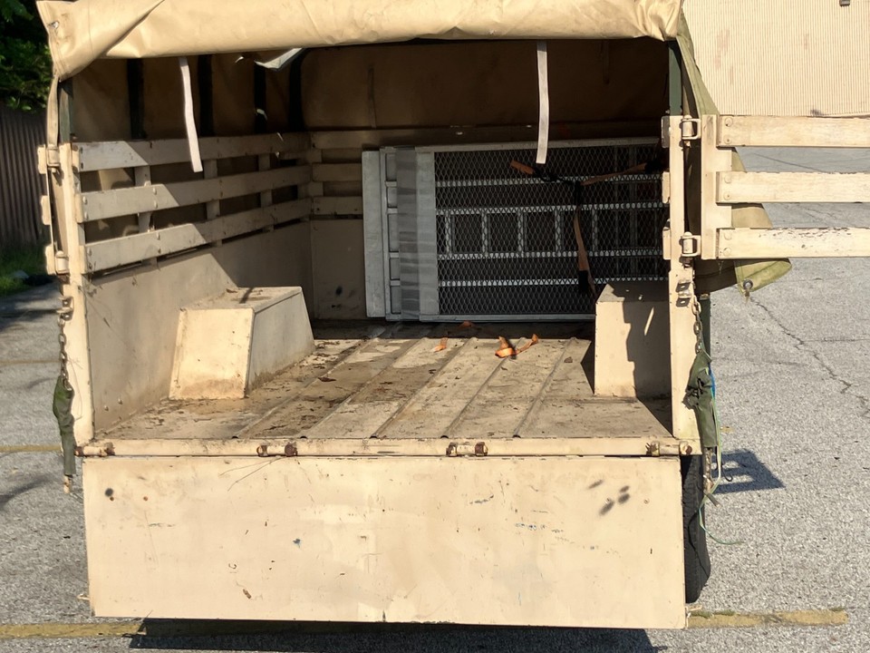 M101a2 Military Utility Trailer - Mechanical Surge Brakes, Bows and ...