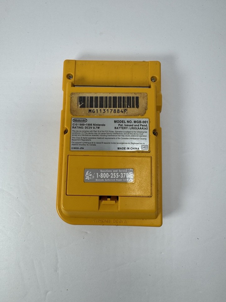 Nintendo Gameboy Pocket - Yellow Tested & Working | eBay