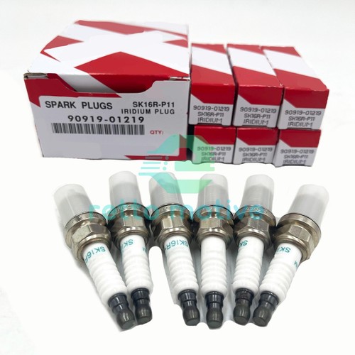 Set of 6 90919-01219 For Lexus IS300 GS300 2001-2005 Iridium Spark Plug ...