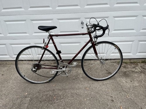 Suteki Track 10 Road Bike Burgundy Japanese 23” Frame 27" Wheel Vintage ...