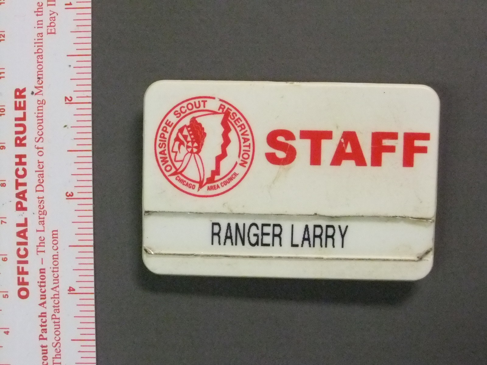 Boy Scout Owasippe Reservation Camp Ranger Name Tag 5360PP | eBay
