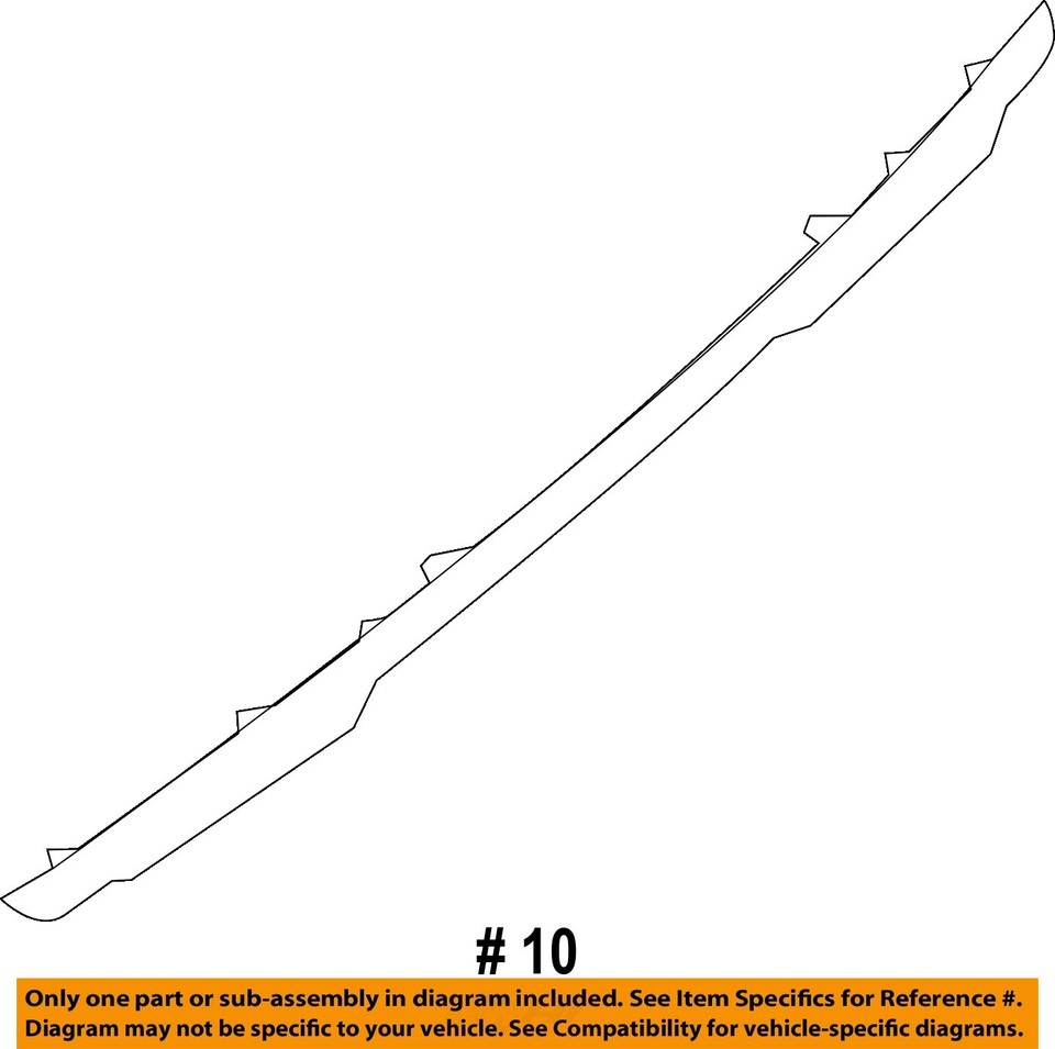 NISSAN OEM 17-20 Rogue Rear Bumper Bumper Components-Trim Molding ...