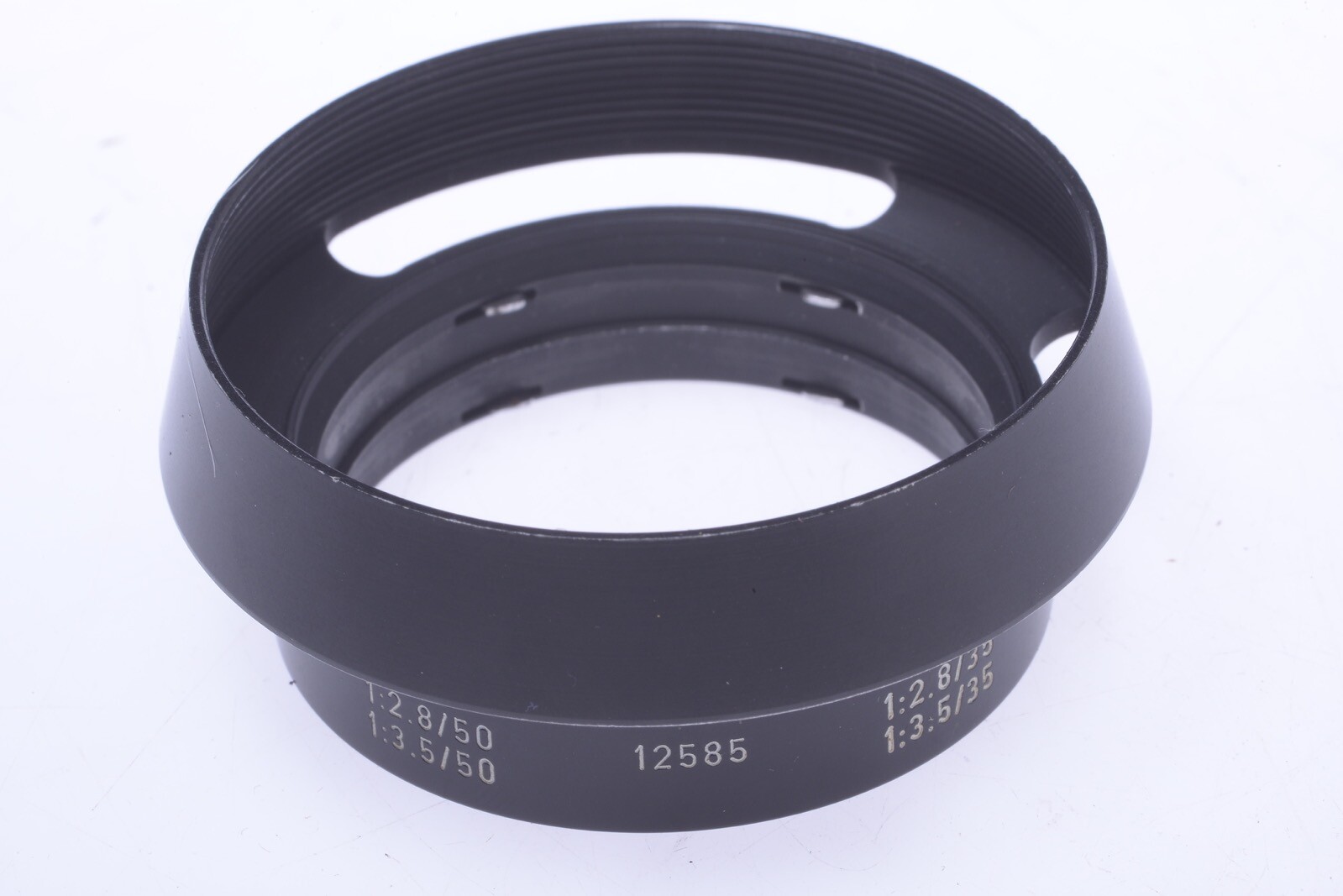 LEICA M LENS HOOD, SUN SHADE 12585 EARLY 50MM SUMMICRON 35MM 2.0, 2.8 ...