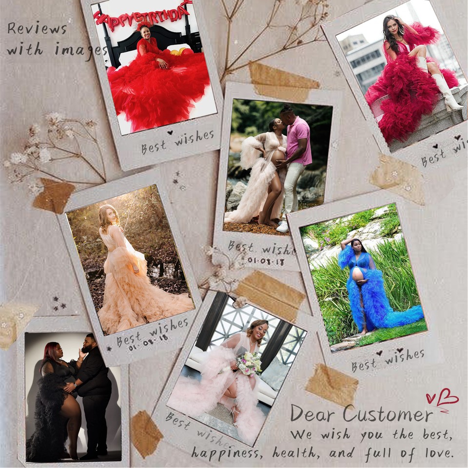 Real Images Maternity Robes Pregnant Sexy Tulle Bathrobe Dress Baby ...