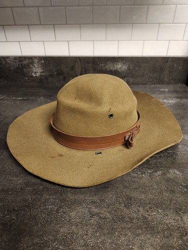 Scout Master Hat Vintage Boy Scouts of America Official Campaign BSA | eBay