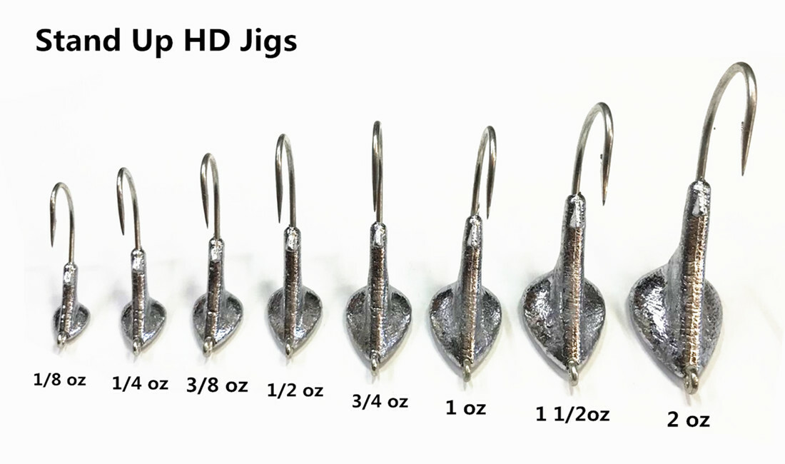 5 Pcs Stand Up HD jig Fishing jig Body Lure Raw Fishing Lure Bait | eBay