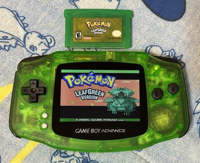 Nintendo GameBoy Advance IPS Backlit V5 Jungle Green Handheld w ...