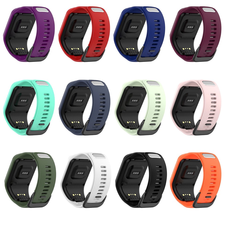 Silicone Sport Wrist Strap Band For TomTom Runner 2 3 Spark 3 Cardio ...