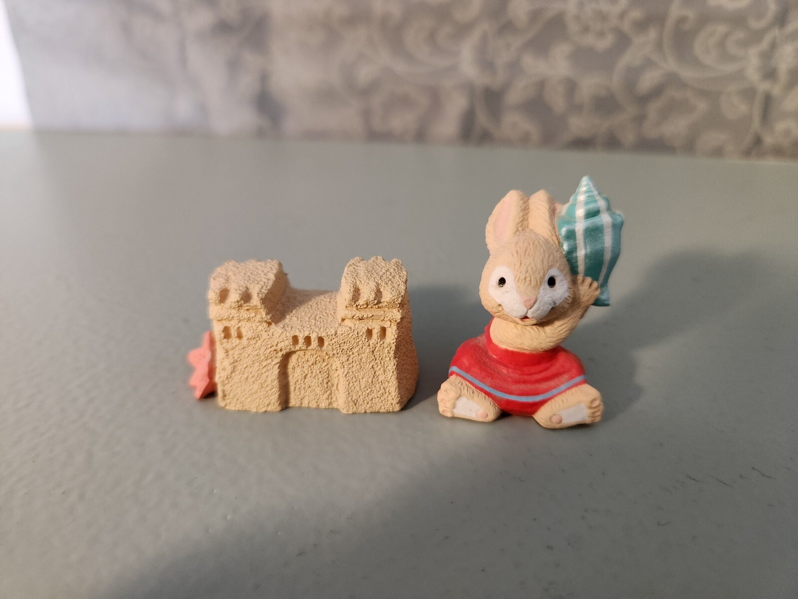 1993 Hallmark Beach Sand Castle And Rabbit With Shell | eBay