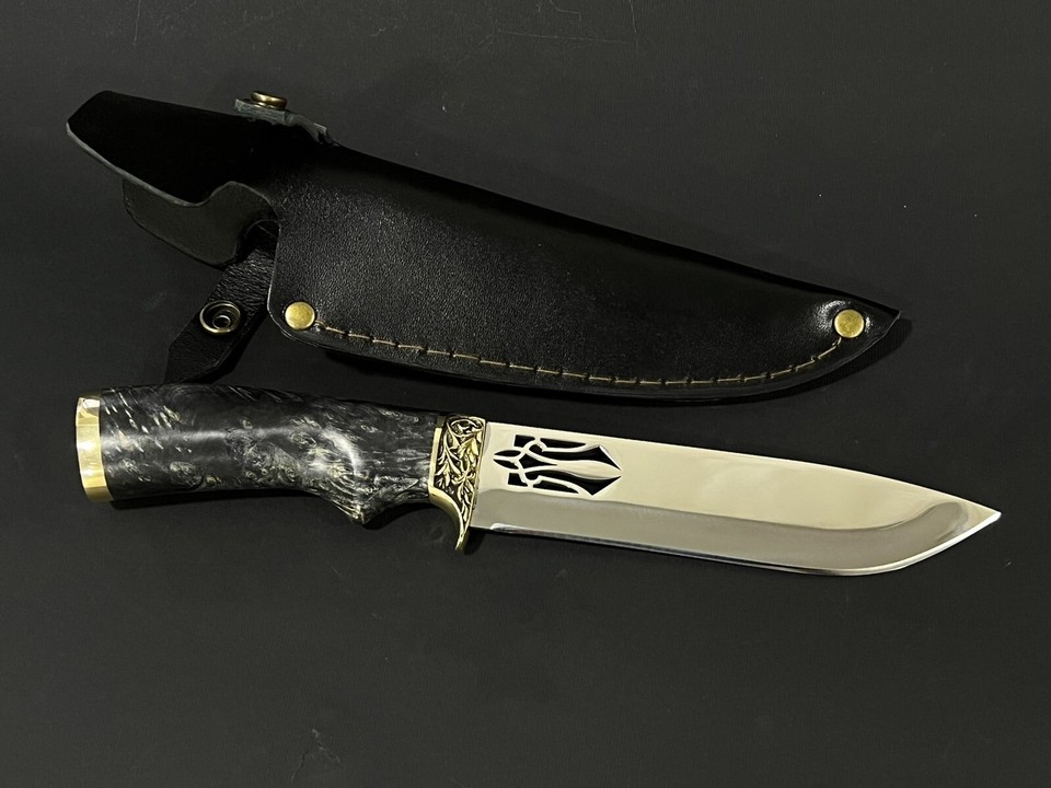 🔱Ukrainian Patriotic Hunting Handmade Knife Coat of Arms of Ukraine ...