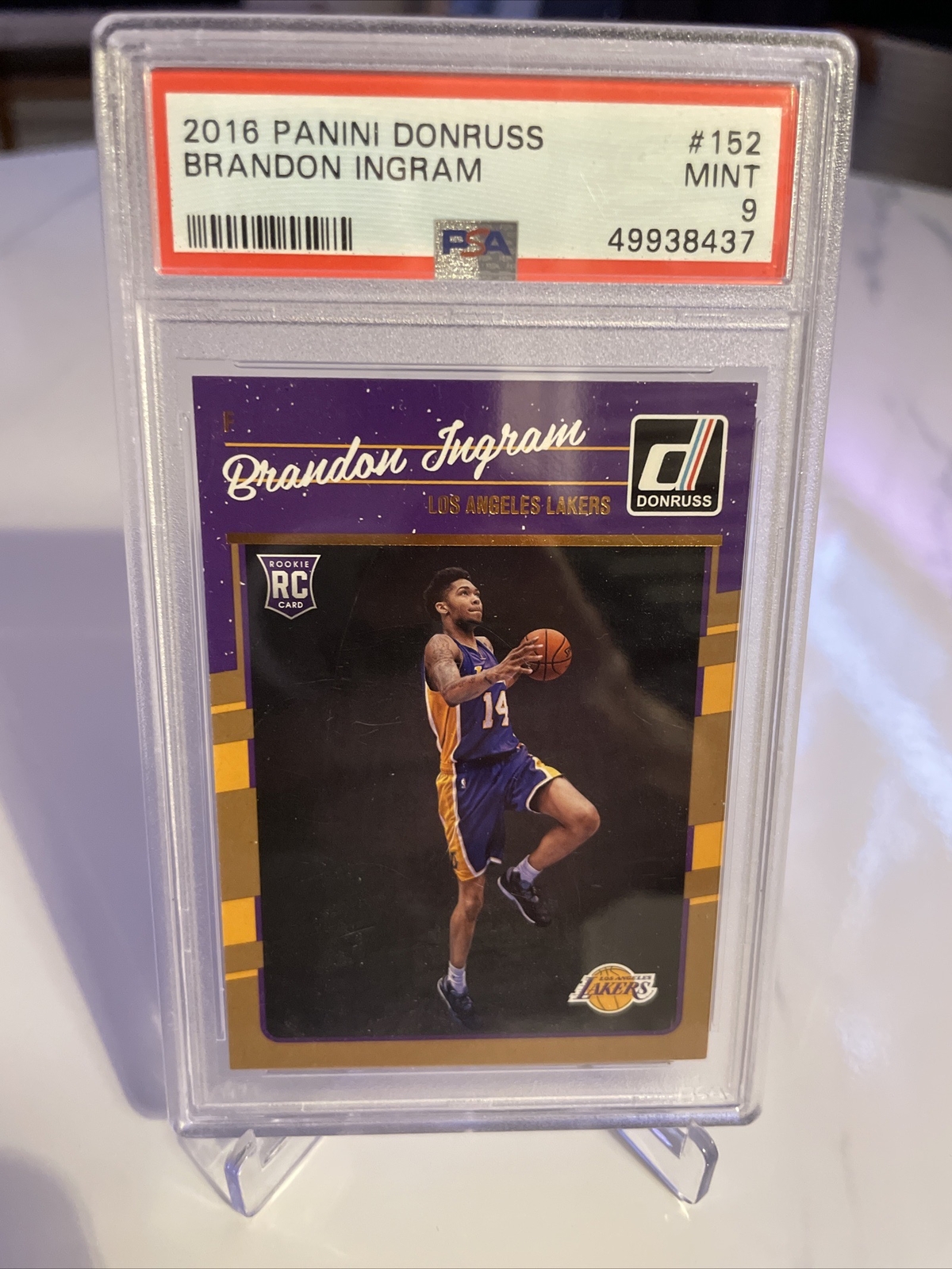 Brandon Ingram 2016 Panini Donruss #152 Rookie Card PSA 9 MINT | eBay